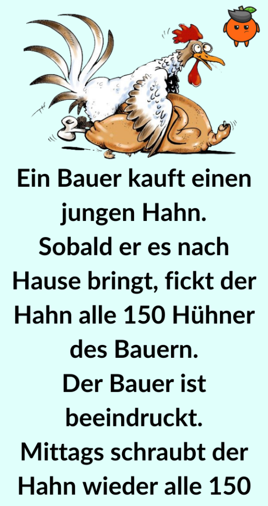 Lustige Witze - Bored Orange