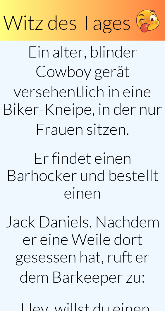 +10 Die lustigsten Witze, die einen Lachanfall auslösen - Bored Orange